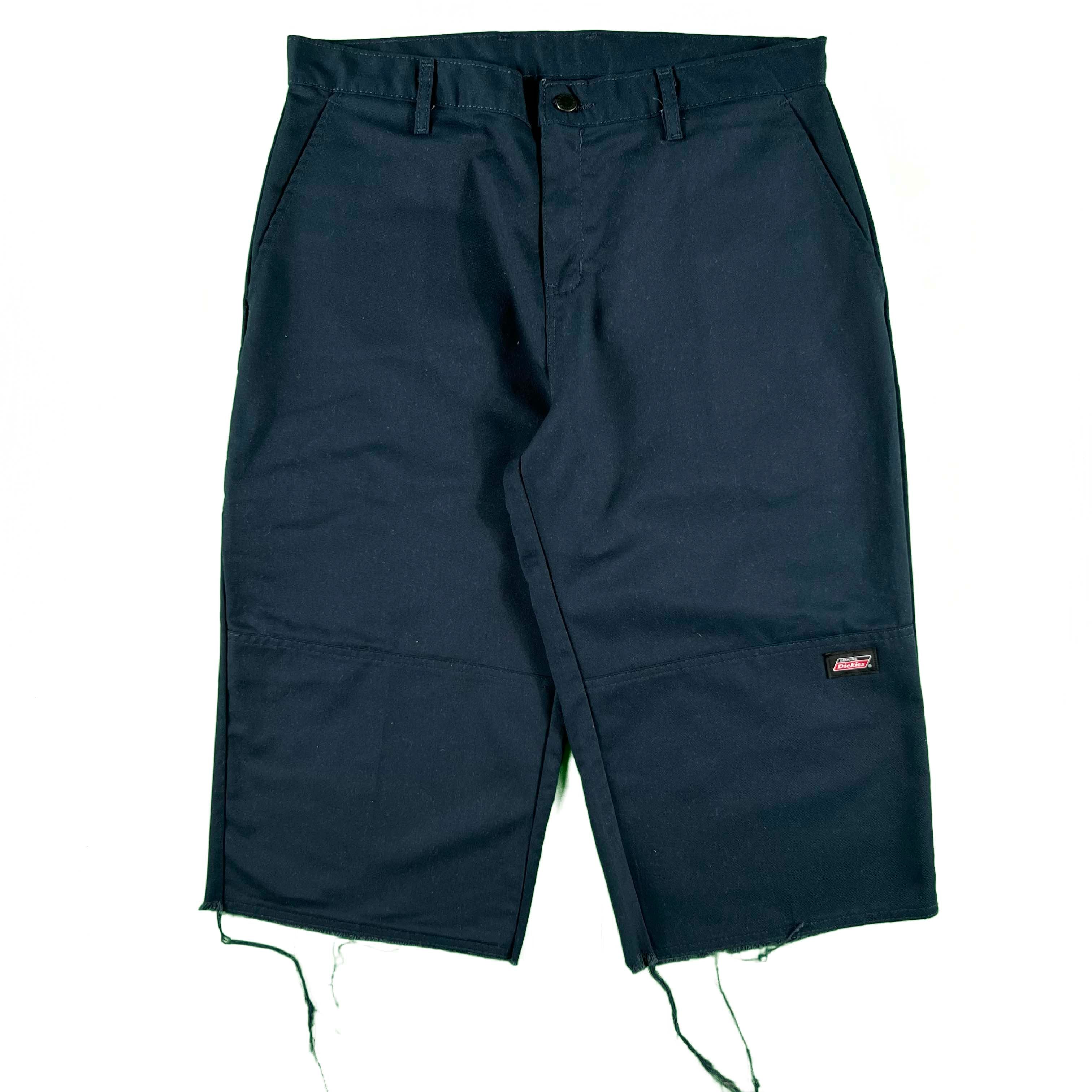 Dickies Navy Blue Double Knee Capris- SELECT PAIR – Plum Garments