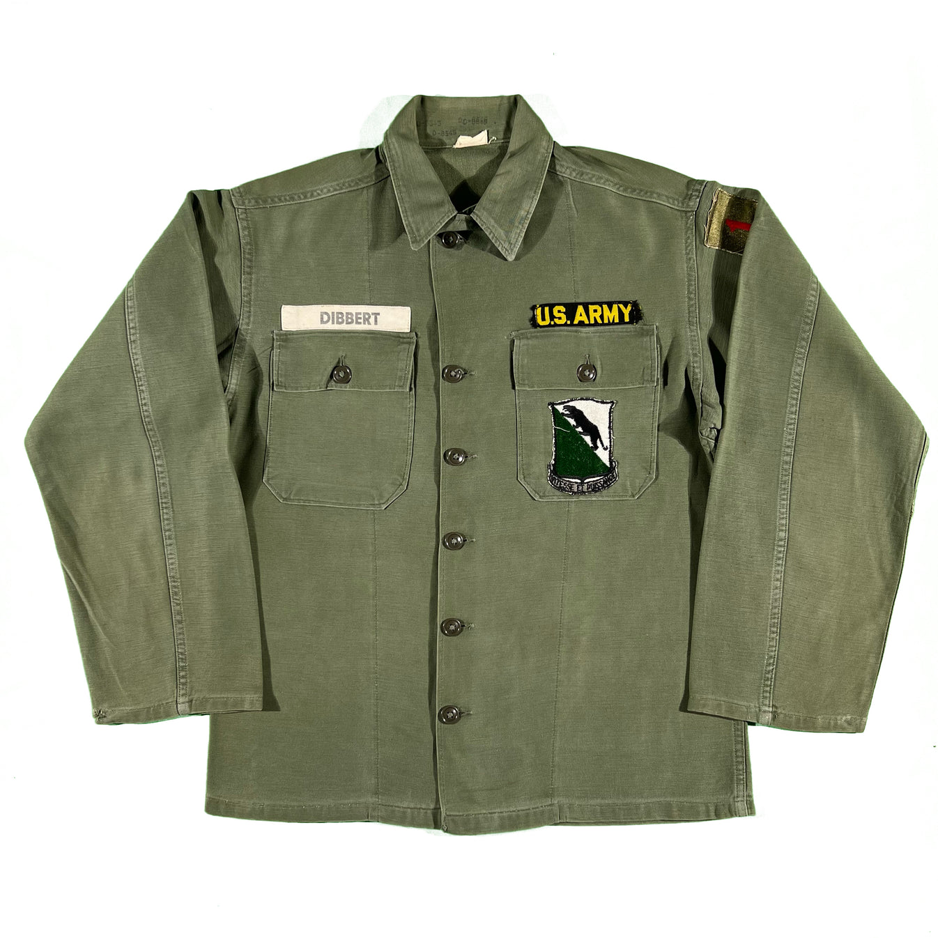 60s/70s US Army OG-107 Utility Shirt- SELECT SIZE – Plum Garments
