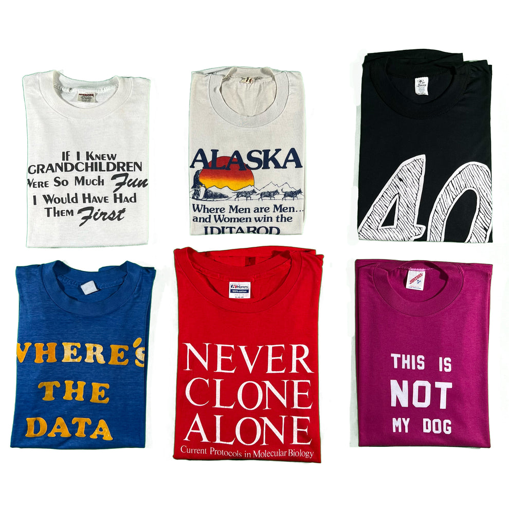 Vintage Script Tee Pack- SELECT SIZE – Plum Garments