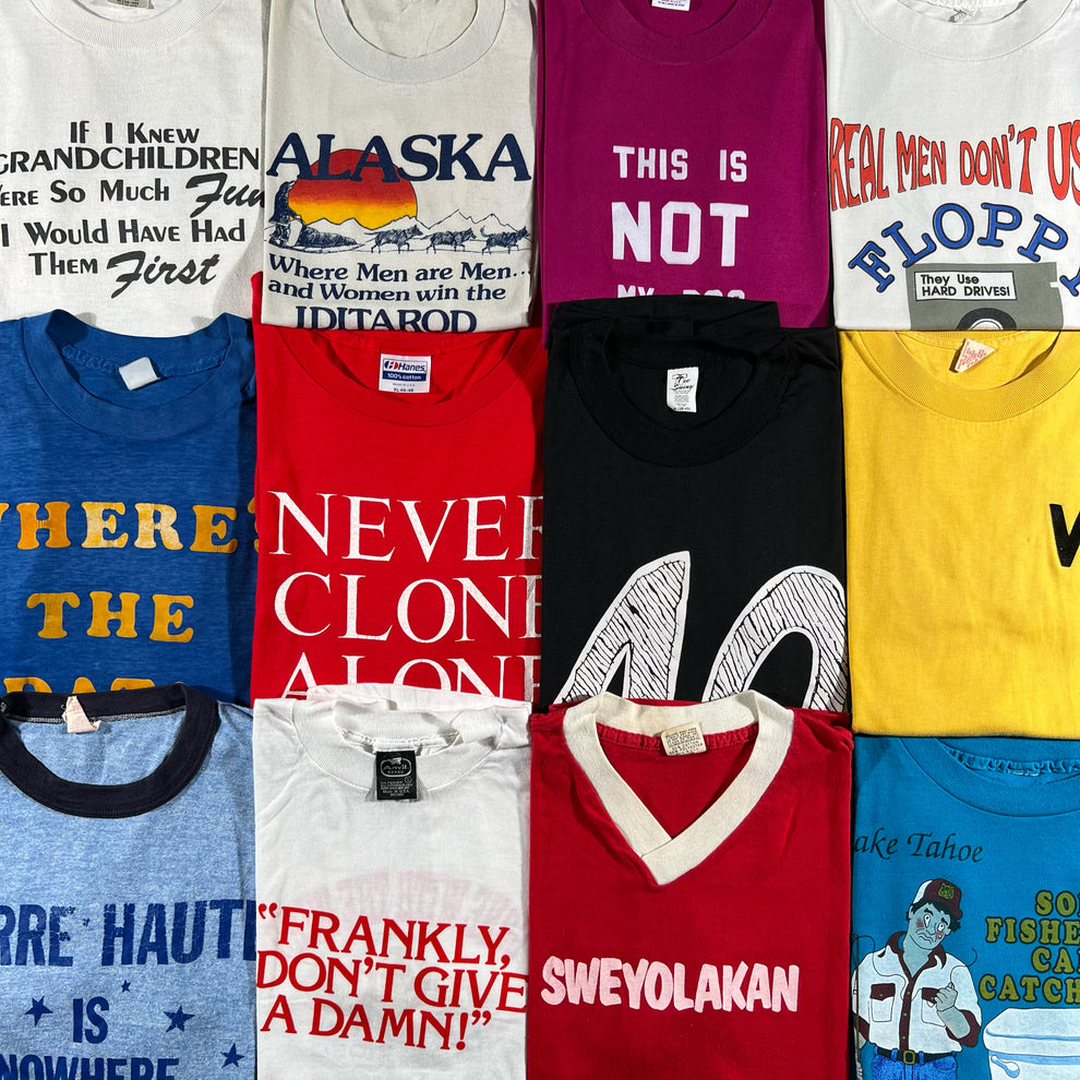 Vintage Script Tee Pack- SELECT SIZE – Plum Garments