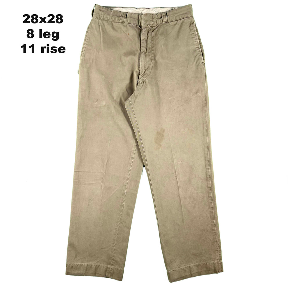 50s/60s US Army Officer Chinos- SELECT PAIR – Plum Garments