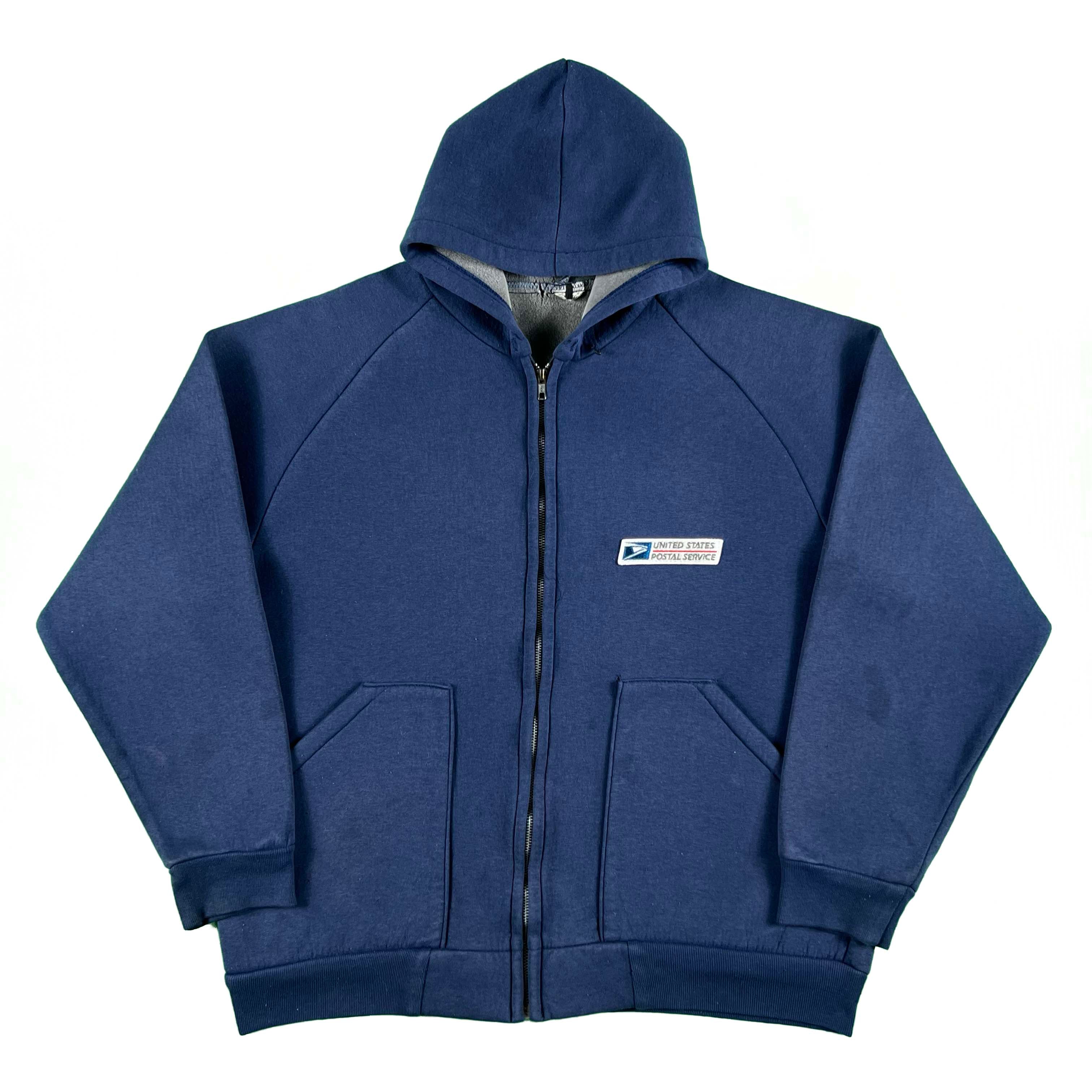 90s USPS Zip Up Hoodie- XL – Plum Garments